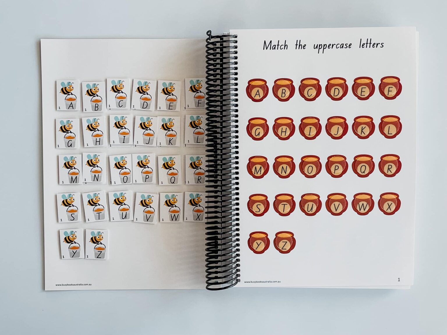 Alphabet, Numbers & Writing Skills Printed Busy Book