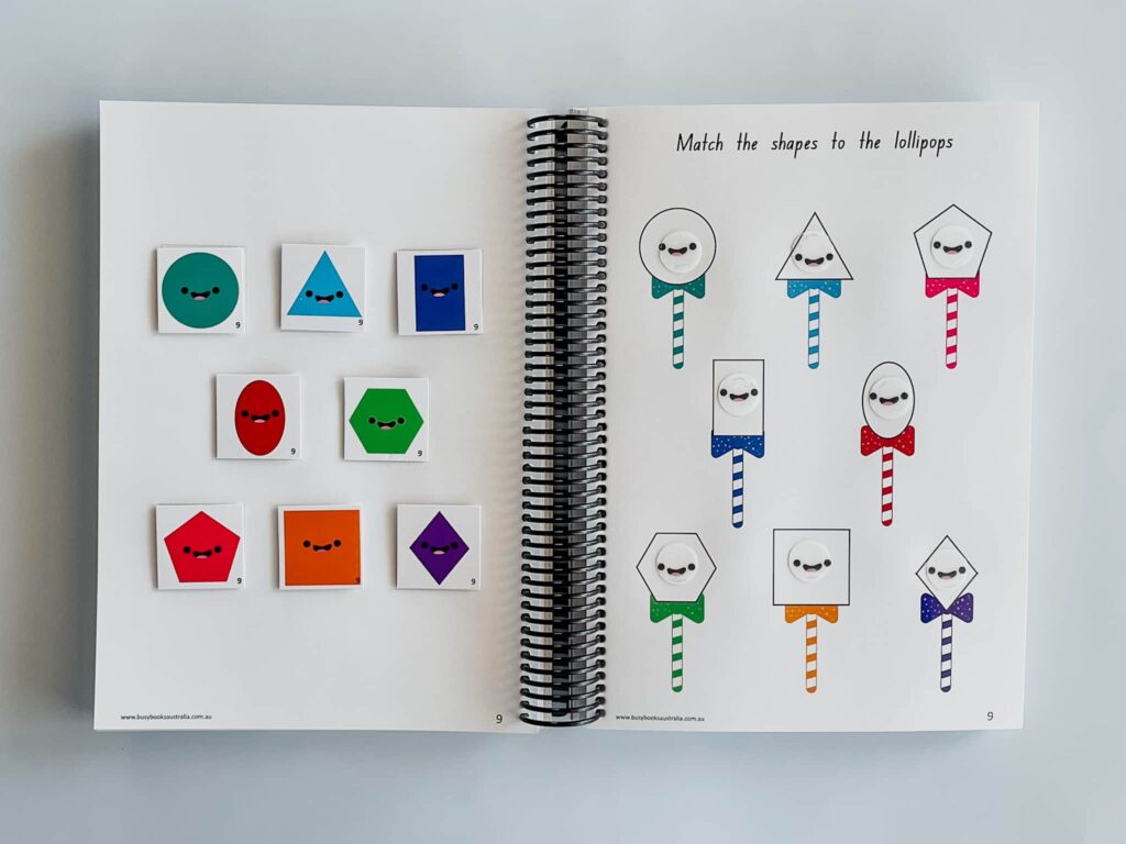 Colours, Shapes and Patterns Book | Printed Busy Book
