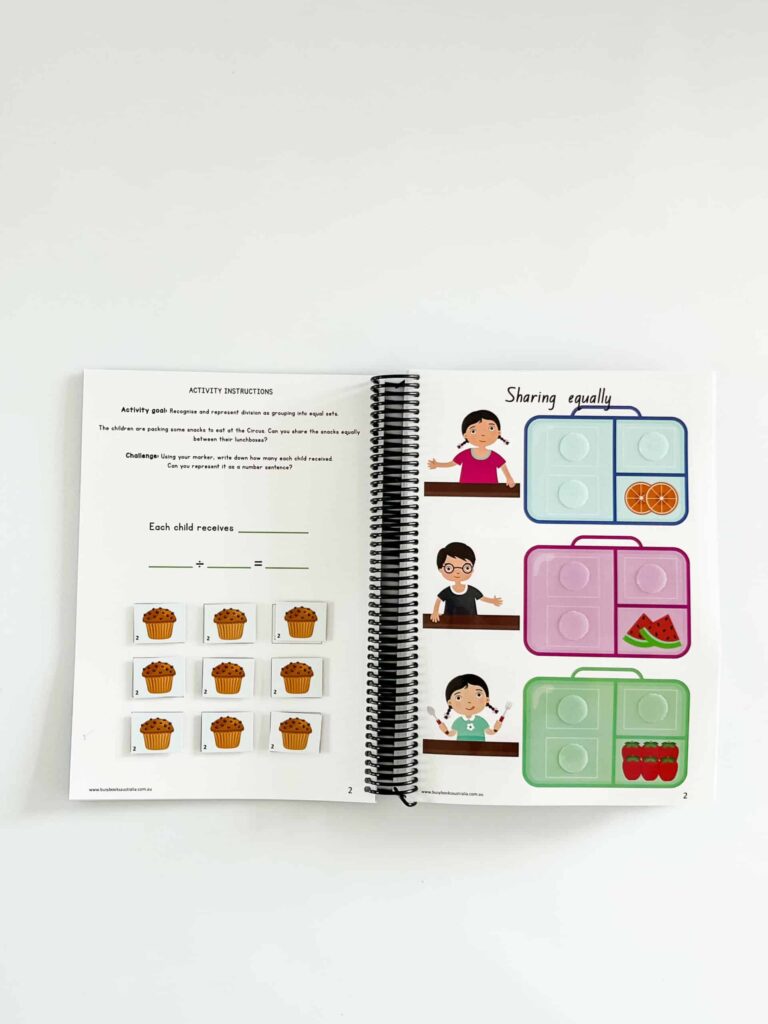 Fundamentals of Division Busy Book | Busy Books Australia